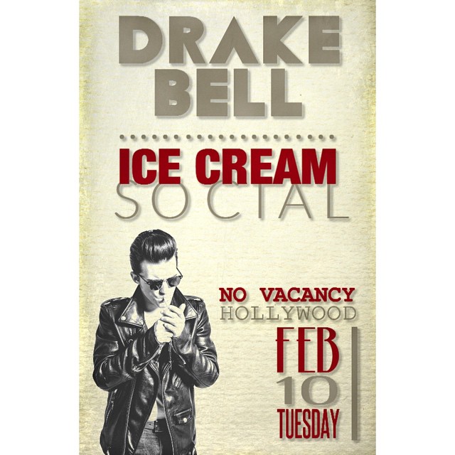 Drake Bell's Ice Cream Social with a live performance by… » No Vacancy